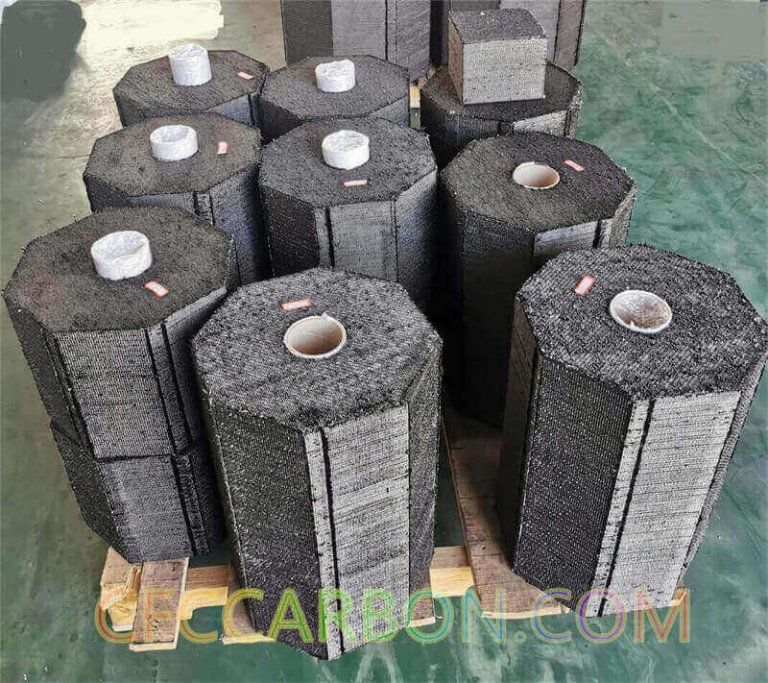Fabric preforms of carbon-carbon composite structures